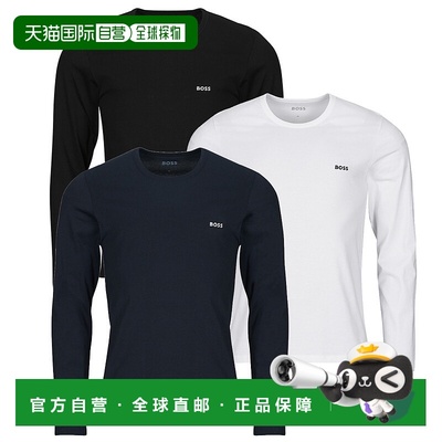 欧洲直邮BOSS 雨果博斯 LSShirtRN 3P Classic 男士服装长袖T恤 5