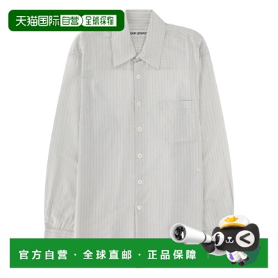 香港直邮Our Legacy 男士 ABOVE 衬衫 M2262AIINDEXSTRIPECOOLTHR