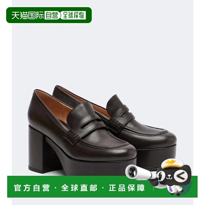 香港直邮Gianvito Rossi 吉安维托 罗西 女士 Jenna 皮质乐福浅口