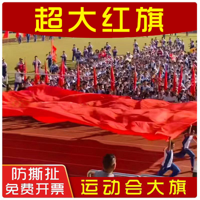 大国旗定制定做超大特大号运动会大旗巨幅大尺寸国旗五星红旗