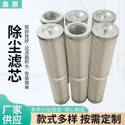 厂家除尘滤芯工业机械配件喷涂房车间抛丸机粉尘过滤空气滤芯
