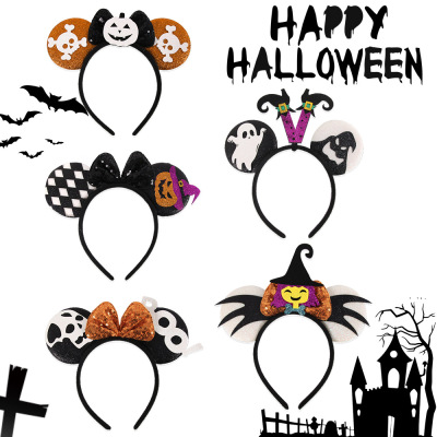 Halloween Mickey Headband Spooky Party Horror Atmosphere Pho