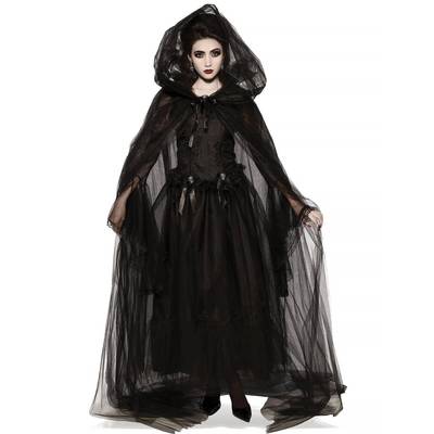 Halloweencosplay costume black cape cloak万圣节黑色斗篷披风