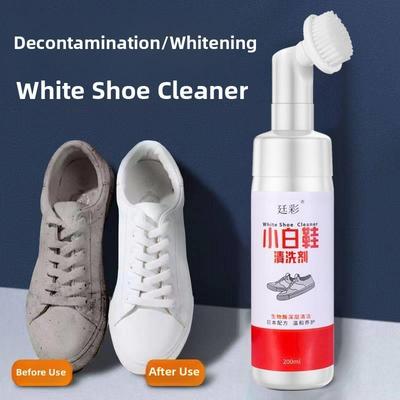 White shoe cleaner Foam cleaning agent to remove yellowing w