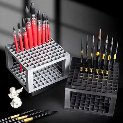 Detachable Plastic Pen Holder 96 Holes Paint Brush Holder Po