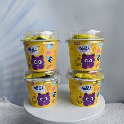 金健喵星人原味酸奶赠椰片榛果曲奇小料包饼干碎搅拌酸奶学生酸奶