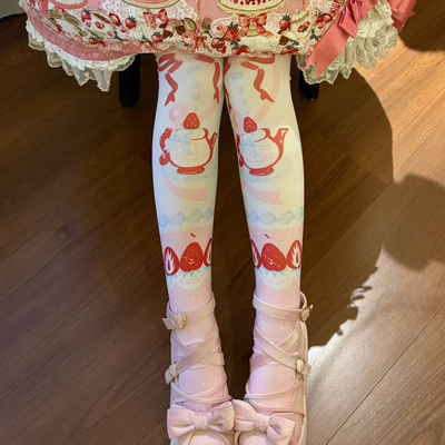 梦幻人偶Lolita60D天鹅绒连裤袜