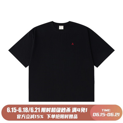 MARCHMANIA百搭纯色刺绣短袖