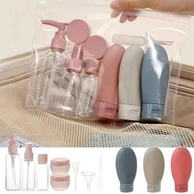 11Pcs Travel Toiletries Containers Set, Conditioner, Lotion