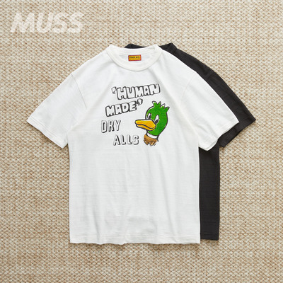 HUMANMADE日产猎鸭字母短袖T恤