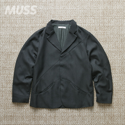 JIEDA日产羊毛混纺西服夹克外套