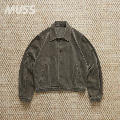 AURALEE日本制水洗埃及棉夹克