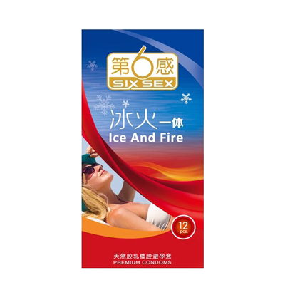 第六感避孕套冰火两重天薄荷味冰爽热感冰凉正品超薄旗舰店安全套