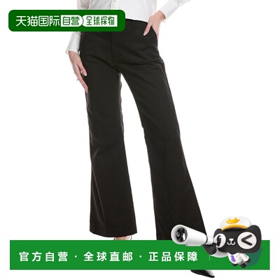 自营redoneRE/DONE Mid-Rise Flared Trouser Black Jean - black