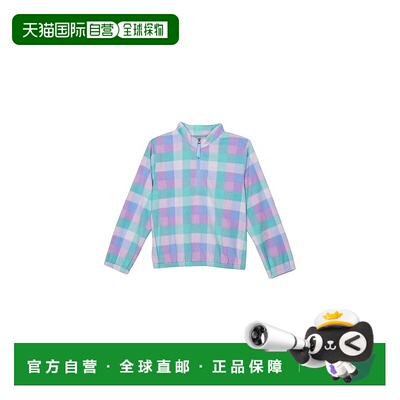 自营O'Neill Shiloh Sweatshirt Girls  Blue Check Long Sleeve