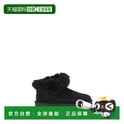 自营UGG Leather Ankle Women's Boots - black 美国奥莱直发女靴