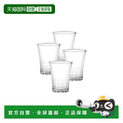 自营Duralex Amalfi Glass Tumbler, Set of 4 - clear 美国奥莱