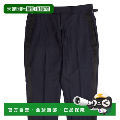 自营 Tom Ford Shelton 花卉双扣单排扣 - 紫色/蓝色 - 蓝色 美国