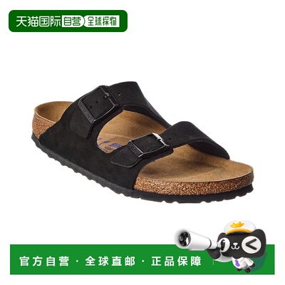 自营Birkenstock Arizona Narrow Soft Footbed Sandal - black