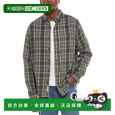 自营WEATHERPROOF VINTAGE Flannel Shirt - green 美国奥莱直发