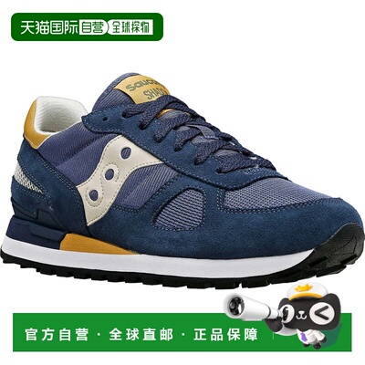 自营Saucony Shadow Original S2108-858运动鞋男式海军蓝慢跑鞋J