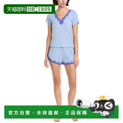 自营Honeydew 2pc Wind Down Shortie Set - blue 美国奥莱直发