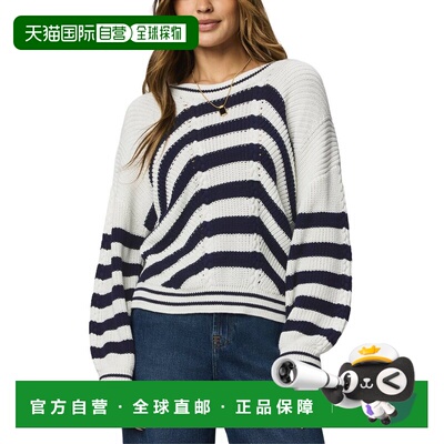 自营Splendid Vienna Chevron Sweater - blue 美国奥莱直发毛衣