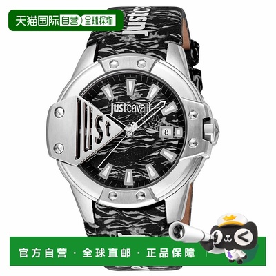 自营Just Cavalli Women's Scudo Black Dial Watch - black 美国