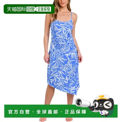 自营La Blanca Dress Coverup - blue 美国奥莱直发