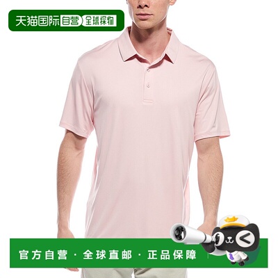 自营 callaway卡拉威高级提花Polo衫-粉红色 美国奥莱直发男装