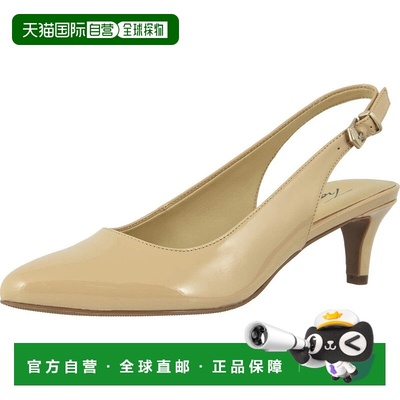 自营Trotters Keely Pump Womens Nude Patent Leather Kitten He