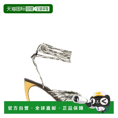 自营salvatore ferragamoTwisted High-Heel Sandals - multicolo