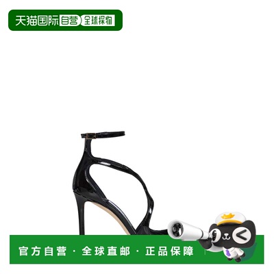 香港直邮Jimmy Choo 凉鞋 AZIA 95 AZIA95PATBLACK高跟细高跟单鞋
