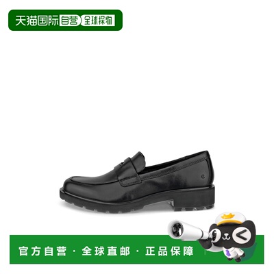 加拿大直邮ECCO® METROPOLE VIENNA 女士真皮乐福鞋休闲鞋一脚蹬