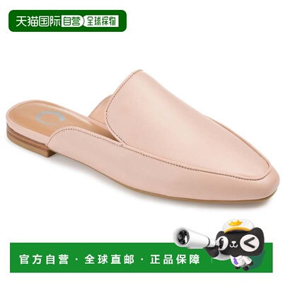 自营Journee Collection 女式宽幅 Akza 穆勒鞋 - 腮红 美国奥莱