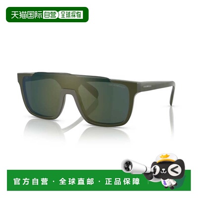自营emporio armani4193 Sole Rectangular Acetate Sunglasses w