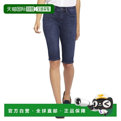 自营NYDJ Bike Capri Inspire 休闲牛仔裤 - 蓝色 美国奥莱直发