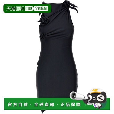 自营coperniFitted Mini Dress With Faux-Flower Detailing - bl