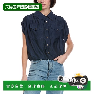 自营Ramy Brook Cyra Top - navy 美国奥莱直发