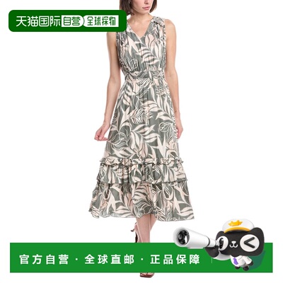 自营nanette nanette leporeNanette Nanette Lepoe印花中长款连-