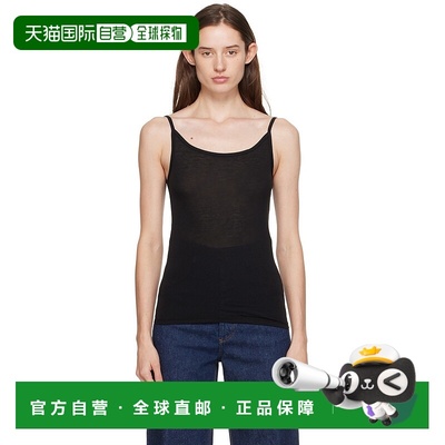 1h可退 香港直邮潮奢 Baserange 女士 黑色背心 TOTT black黑色