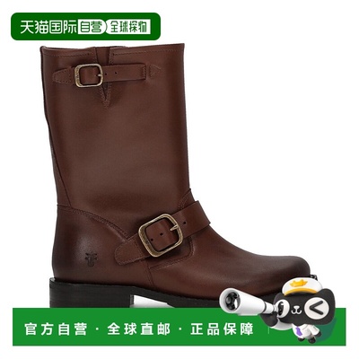 自营Frye Veronica Flex Leather Bootie - brown 美国奥莱直发