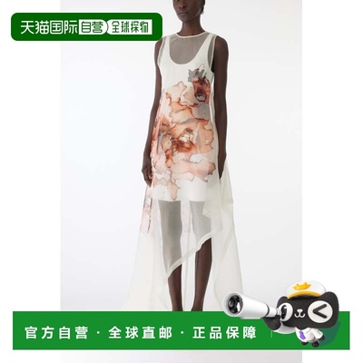 自营jason wuburnt floral organza gown with mini dress lining