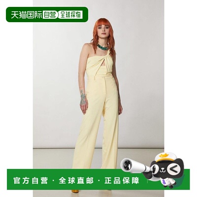 自营Patrizia Pepe Acetate Tank Women's Tops - yellow 美国奥