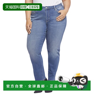 自营NYDJ Plus Emma Lovesick Emma Jean - 蓝色 美国奥莱直发
