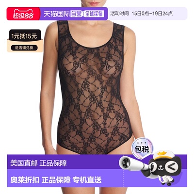 自营Natori Bliss Allure Lace Bodysuit - black 美国奥莱直发