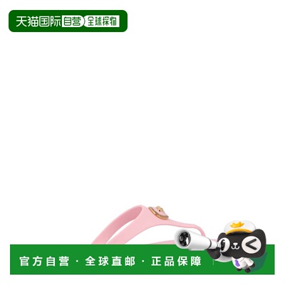 自营versace粉色美杜莎会徽TPU夹布凉鞋-粉色 美国奥莱直发