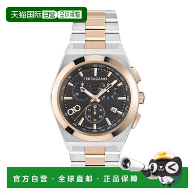 自营salvatore ferragamoVega Upper East Chrono手镯表 美国奥