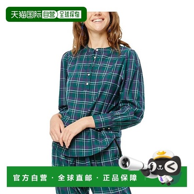 自营 Roller Rabbit Inverness 格子 Glenda 上衣 - 绿色 美国奥