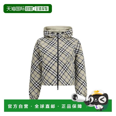 自营Burberry Polyamide Shell Women's Jacket - gray 美国奥莱